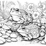 Bullfrog Coloring Pages 19 - Coloring Pages Gem