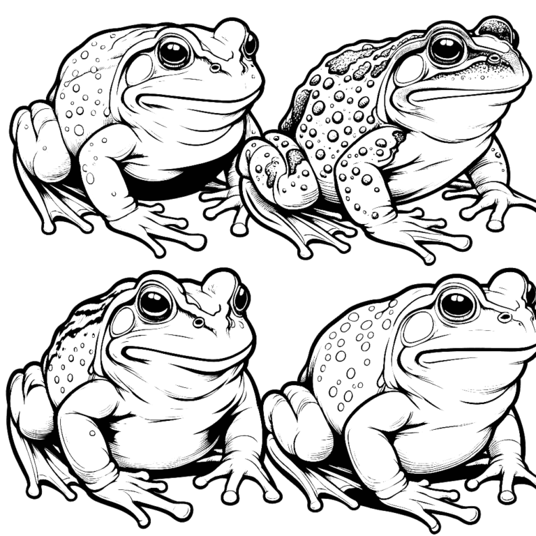 Bullfrog Coloring Pages 9 - Coloring Pages Gem