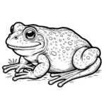 Bullfrog Coloring Pages 9 - Coloring Pages Gem