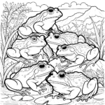 Bullfrog Coloring Pages 5 - Coloring Pages Gem