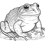Bullfrog Coloring Pages 10 - Coloring Pages Gem