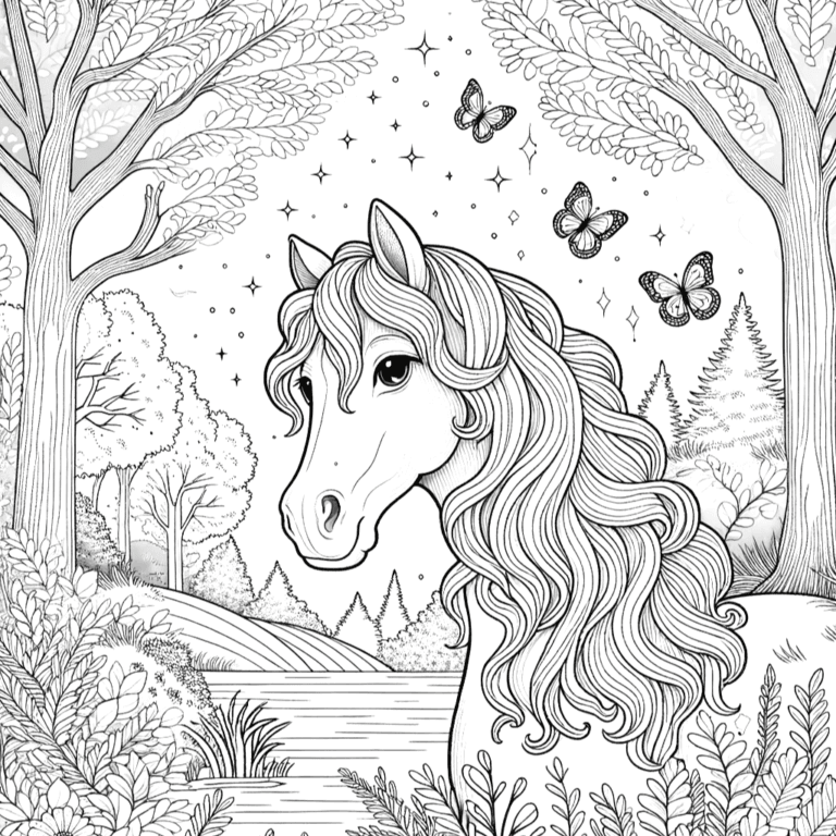 Horse Coloring Pages 40 - Coloring Pages Gem