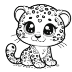 Leopard Coloring Pages 15 - Coloring Pages Gem