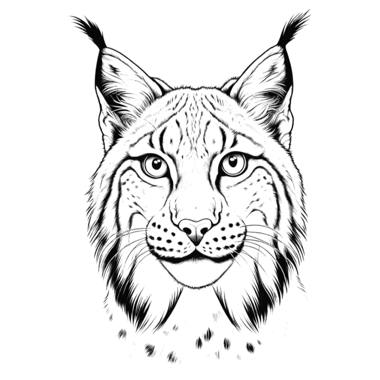 Lynx Coloring Pages 18 | Coloring Pages Gem