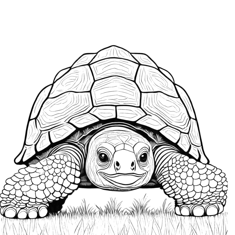 Tortoise Coloring Pages 12 - Coloring Pages Gem