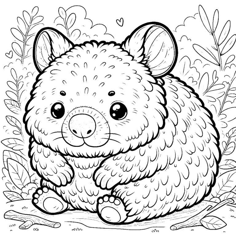 Wombat Coloring Pages 25 - Coloring Pages Gem